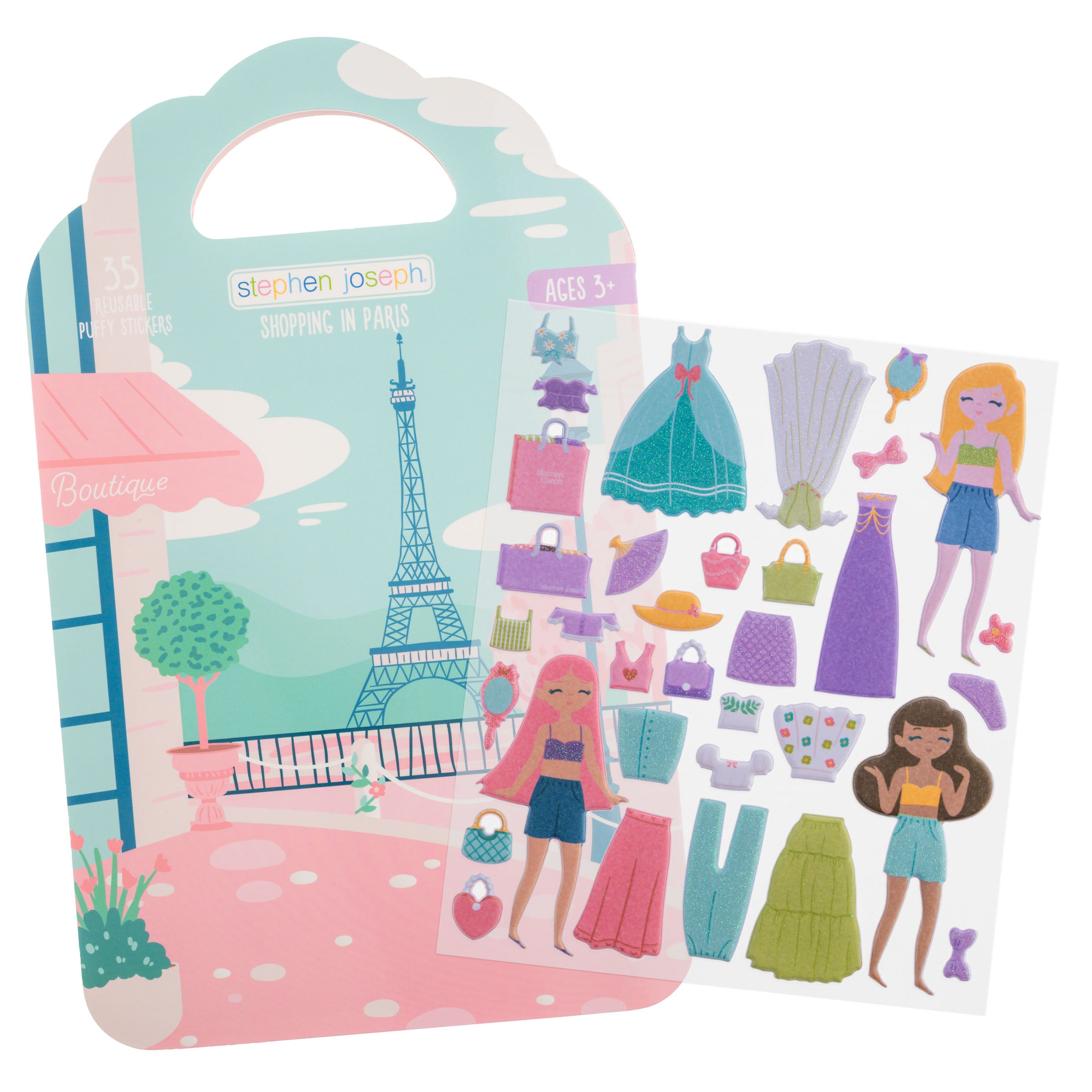 Reusable Puffy Sticker Books – Stephen Joseph Gifts